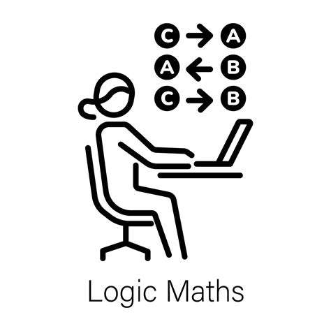 Modern Outline Icon Of Logic Maths 46800171 Vector Art At Vecteezy