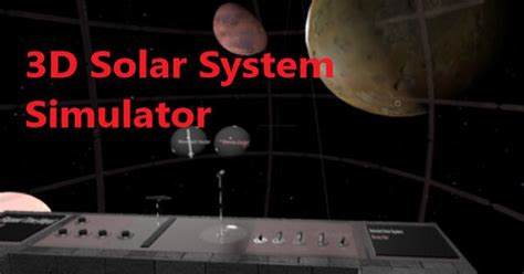 3d Solar System Simulator Game Vr Mô Phỏng Hệ Mặt Trời Sống động