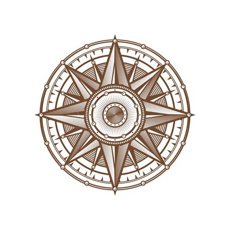Compass Wind Rose Cartography Geography Symbol Stock Illustration Illustration Of Latitude