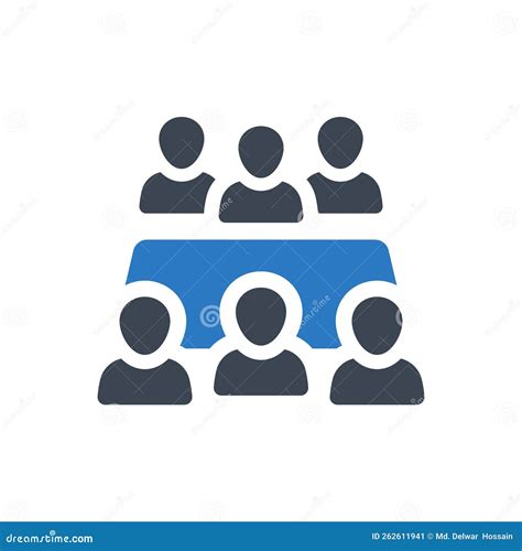 Scrum Meeting Icon Simple Element From Agile Method Collection Filled Scrum Meeting Icon For