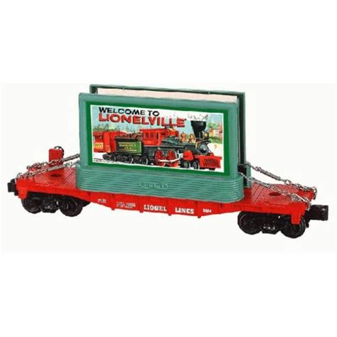 Lionel 6 36064 Lionel Lines O27 Flatcar W Billboard O Scale Like New