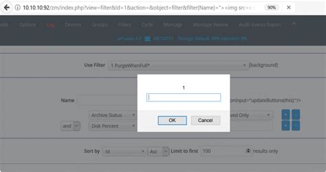 reflected cross site scripting xss filter php · issue 2455 · zoneminder zoneminder · github