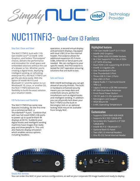 FanlessTech Fanless NUC Pro From FanlessTech Fanless NUC Pro From