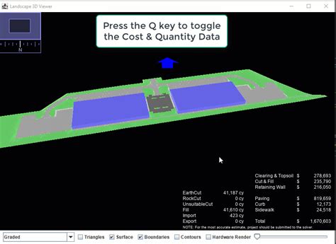 siteops 3d viewer grader display feature controls communities