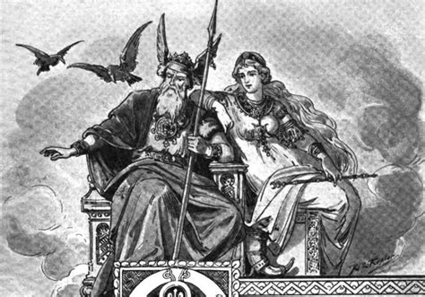 Odin Et Freya Freya Viking Freyja La Dame Nature Du Nord Cbcifo