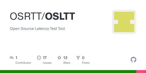 Github Osrttosltt Open Source Latency Test Tool