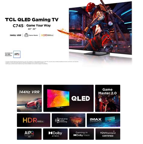 TCL C 系列 C 吋 QLED K 智能電視機 香港行貨 包座檯安裝 友和 YOHO