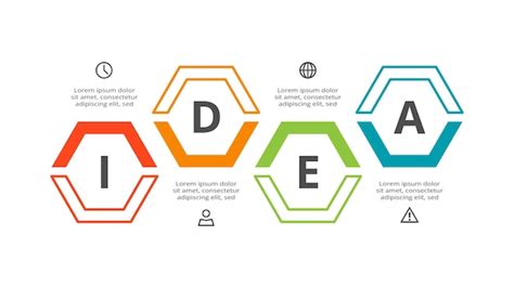 4단계 옵션 부품 또는 프로세스 비즈니스 데이터 시각화가 포함된 인포그래픽에 대한 창의적인 개념 프리미엄 벡터