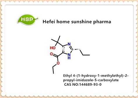 Ethyl 4 1 Hydroxy 1 Methylethyl 2 Propyl Imidazole 5 Carboxylate Cas