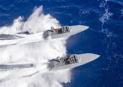 Wot Wide Open Throttle Sailors Aboard Combatant Craft Assault Boats
