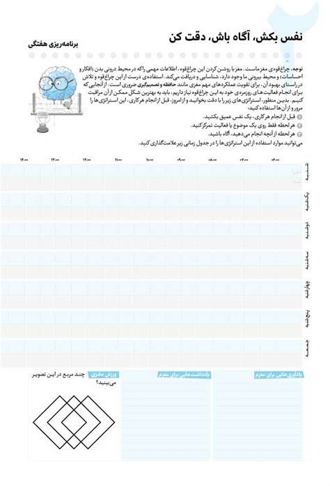 دفتر برنامه ریزی باشگاه مغز Brain Planner