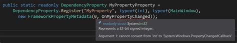 Generate Wrong Dependency Property Callback Function · Issue 35518