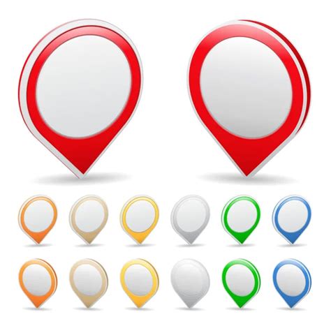 Map Markers Stock Vector Image By Human 306 6852568