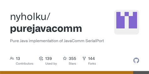 Github Nyholkupurejavacomm Pure Java Implementation Of Javacomm Github Nyholkupurejavacomm Pure Java Implementation Of Javacomm