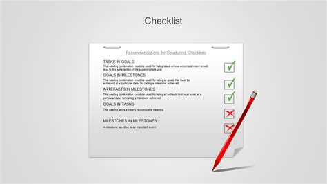 Stunning PPT And Google Slides PowerPoint Checklist Template