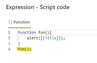 Proper Format For Javascript Alert Skybow Portal