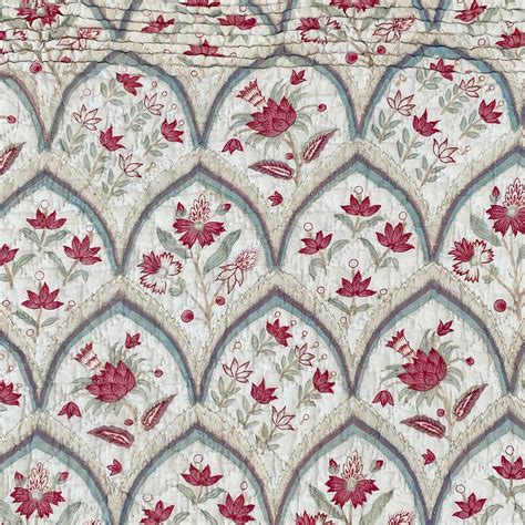 Amazing 18th Early 19th Century French Quilt Boutis Toile Jouy Jouy En Josas Christophe Philippe
