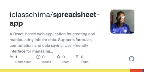 Github Iclasschimaspreadsheet App A React Based Web Application For