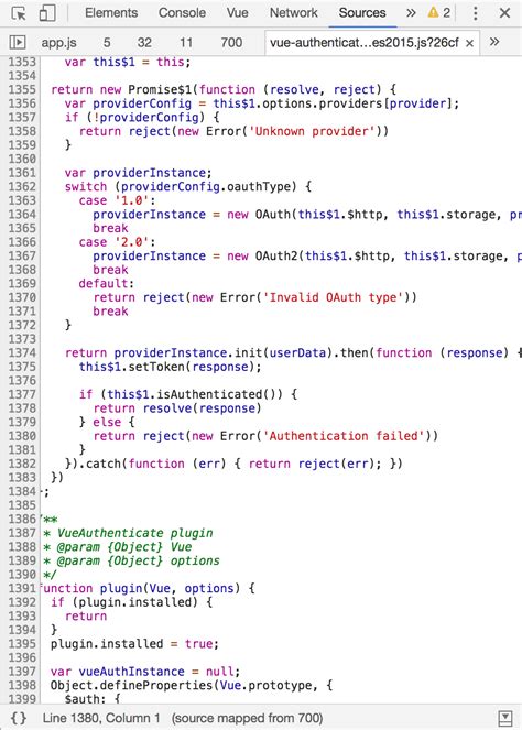 Possible Unhandled Promise Rejection Error Authentication Failed · Issue 113 · Dgrubelicvue
