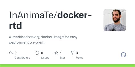 github inanimate docker rtd a docker image for easy