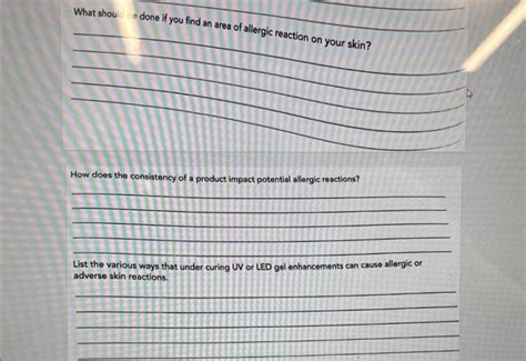 Solved Dermatitis And 30 Short Answer Questions Answer The