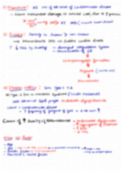 Solution Ipad Handwritten Notes Of Atherosclerosis Etiology Morphology Pathogenesis And