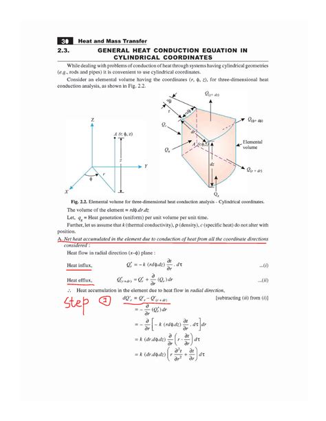 General Heat Conduction Equation E I Heat And Mass Transfer 2
