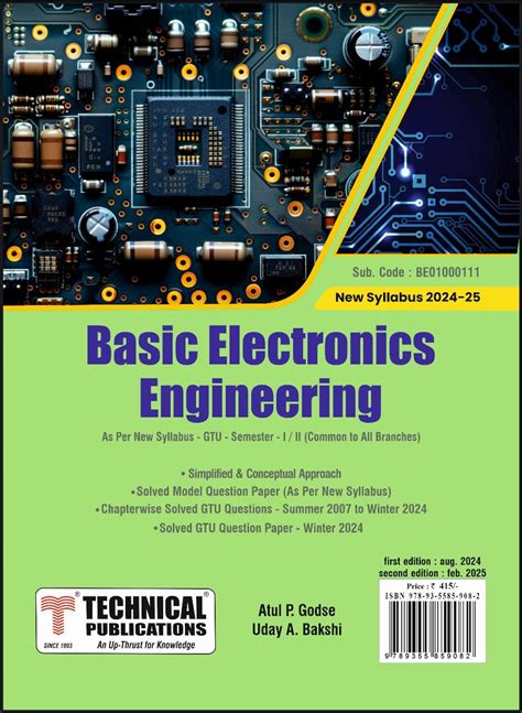 Basic Electronics Engineering For Gtu 24 Course Iii Common