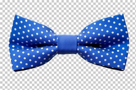 투명 배경 Png Psd에 고립 된 파란색 나비 넥타이 프리미엄 Psd 파일
