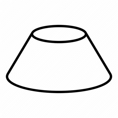 Truncated Cone Shape Geometry 3d Shape Icon Download On Iconfinder