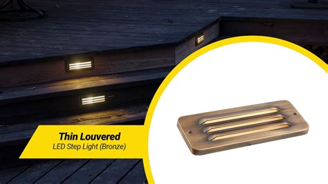 Step Light With Louvers