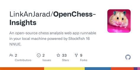 Github Linkanjaradopenchess Insights An Open Source Chess Analysis Web App Runnable In Your