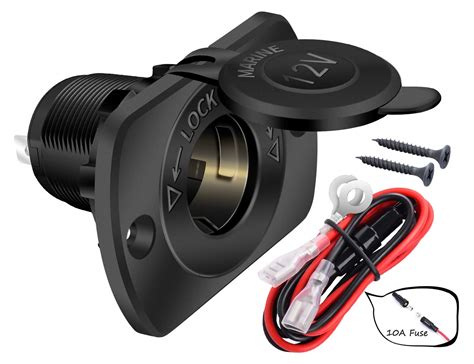 Snapklik Com Daiertek V Cigarette Lighter Socket Replacement Female Connector Dc Socket