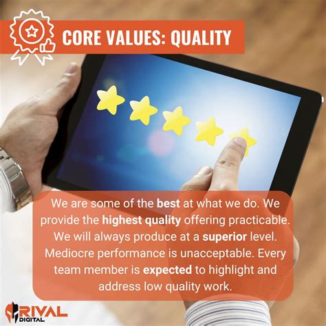 Rival Digital On Linkedin Core Value Quality Here At Rival Digital We Hold The Quality Of Our…