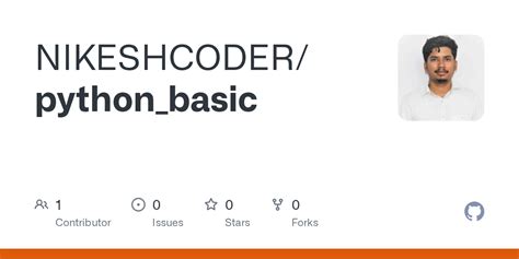 Github Nikeshcoderpythonbasic