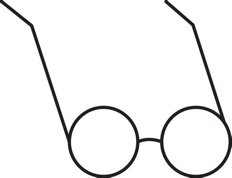 Harry Potter Glasses Vector Art Icons And Graphics For Free Download