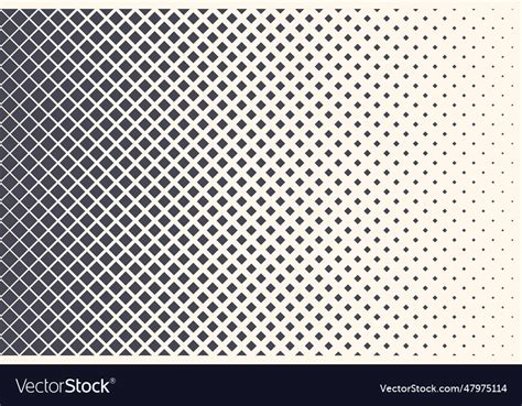 Rhombus Halftone Pattern Abstract Geometric Retro Vector Image