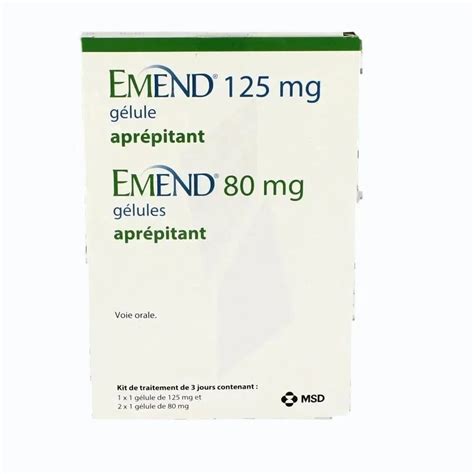 Emend 125 80mg Capsule At Best Price In New Delhi Id 2854274008312