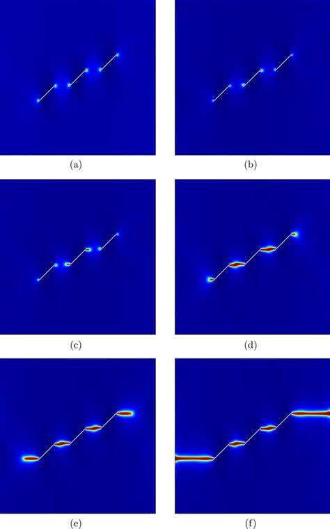 Propagation And Coalescence Of The Three Pre Existing Flaws In A Square