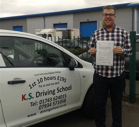 1st Time Driving Test Pass Driving Lessons Shrewsbury