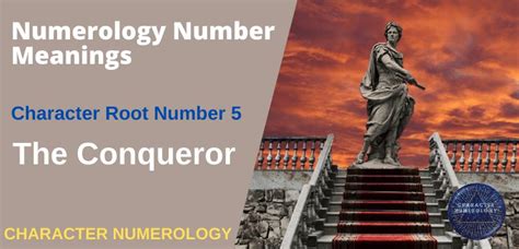 Numerology Number Meanings Character Root Number 5 Character Numerology