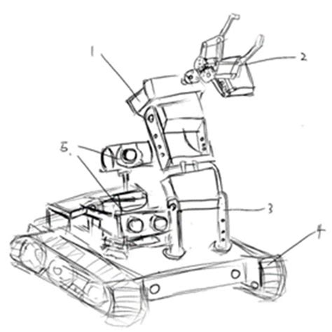Structure Diagram Of Small Lifting Picking Robot 1 Three Axis Download Scientific Diagram