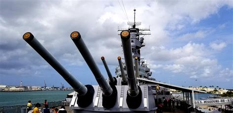 Uss Missouri Firing 16 Inch Guns