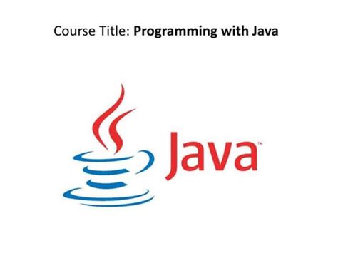 Lecture 01 Java Introduction Cs 441 Fast Ppt