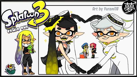 What Are The Squid Sisters Up To Captain📸 Comic Dub By Yurami Youtube
