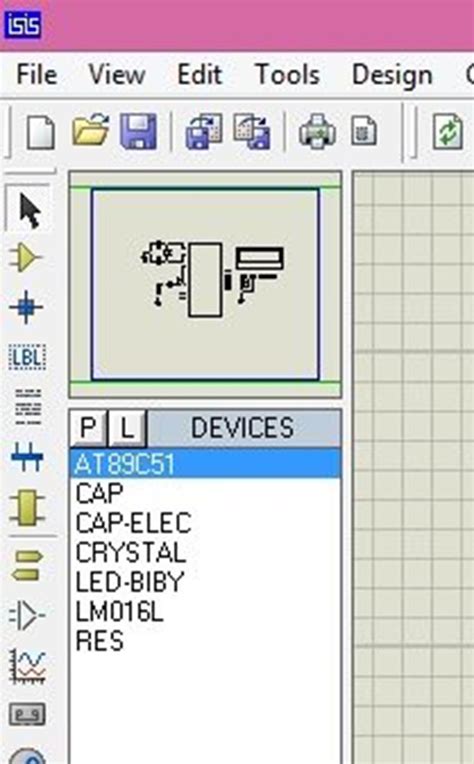 Interfacing Of Lcd With 8051 Microcontroller In Proteus Isis The Engineering Projects