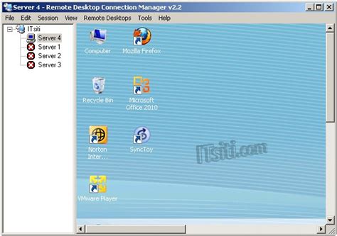 Windows Remote Desktop Connection Manager