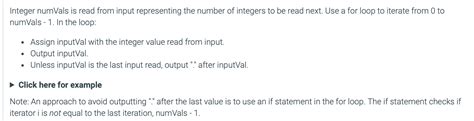 Solved Integer Numvals Is Read From Input Representing The
