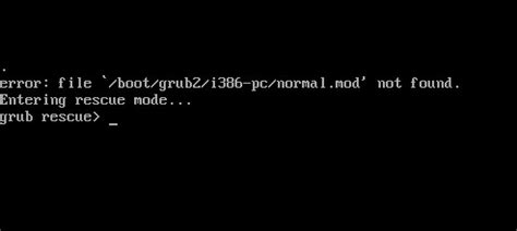 Linux VM Boots To GRUB Rescue Virtual Machines Microsoft Learn