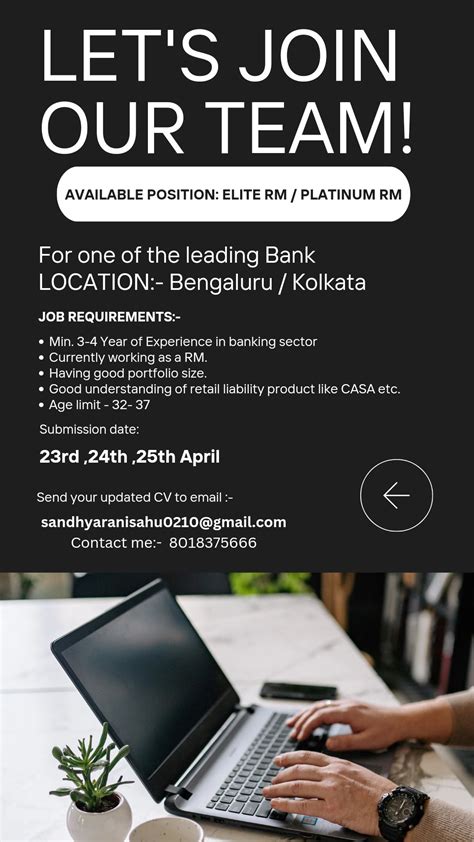 Sandhya Sahu On Linkedin Hiring Hiring Alert 🚨 We Are Hiring Elite Relationship Manager …